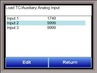 Load TC/Auxiliary Analog Input